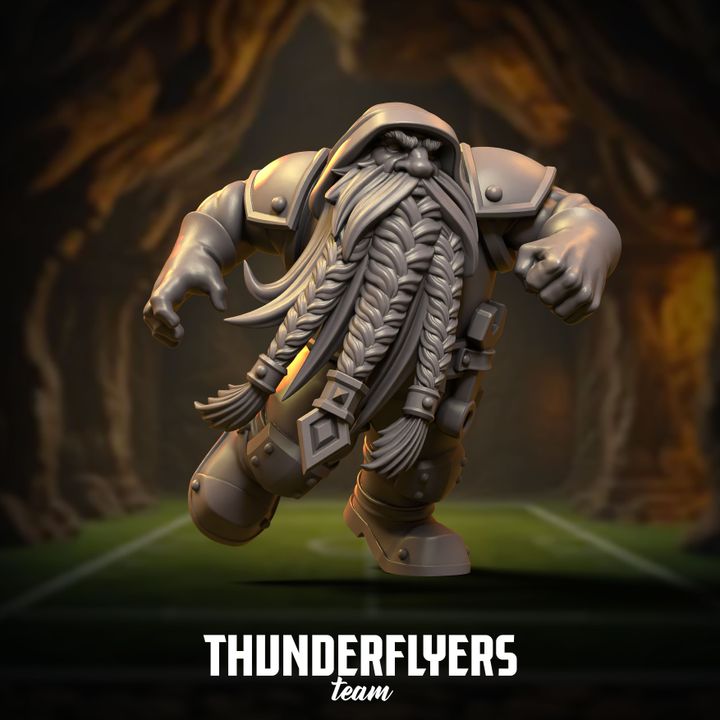 3D Printable Dwarf Runner 2 by Punga Miniatures
